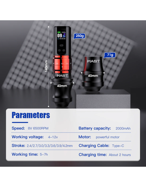 Mast Fold 2 Pro Wireless (Big Grip)